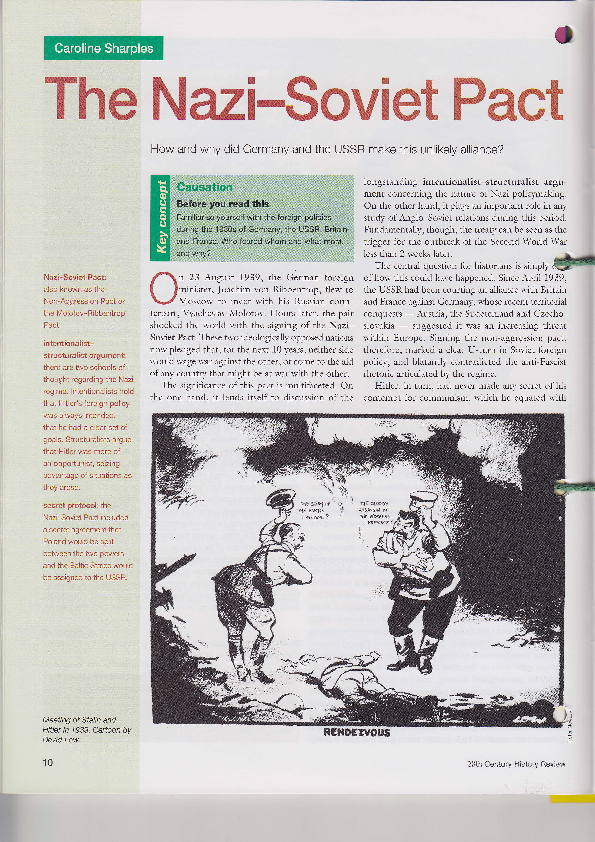 (PDF) The Nazi-Soviet Pact