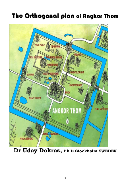 (PDF) The Orthogonal plan of Angkor Thom