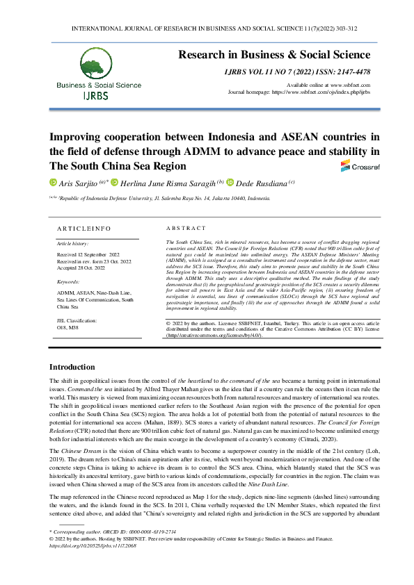 (PDF) Improving cooperation between Indonesia and ASEAN countries in ...