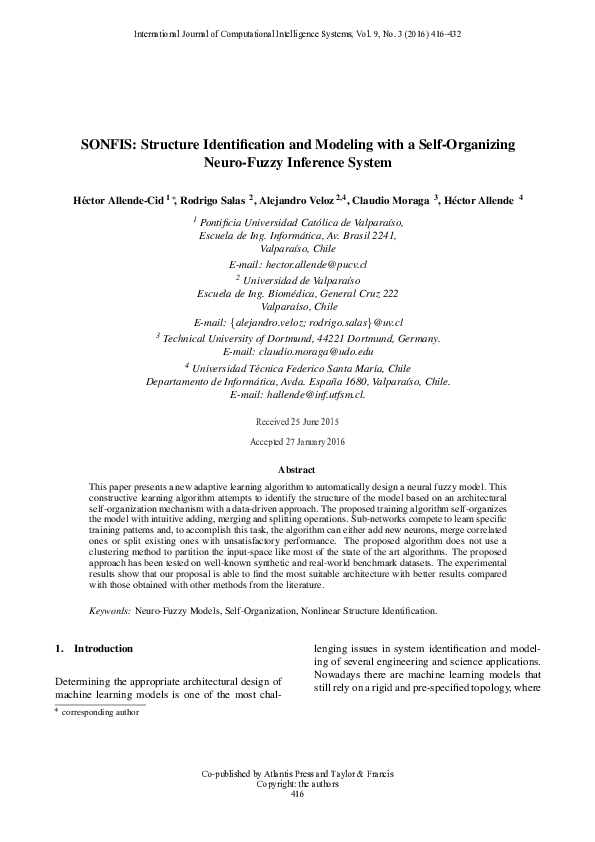 (PDF) SONFIS: Structure Identification and Modeling with a Self ...