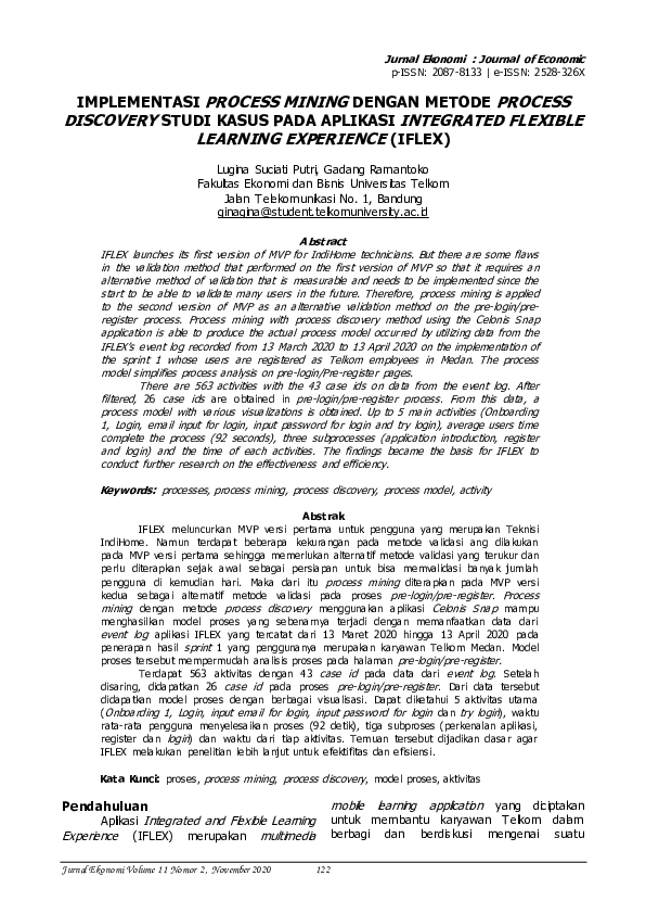 (PDF) Implementasi Process Mining Dengan Metode Process Discovery Studi Kasus Pada Aplikasi ...