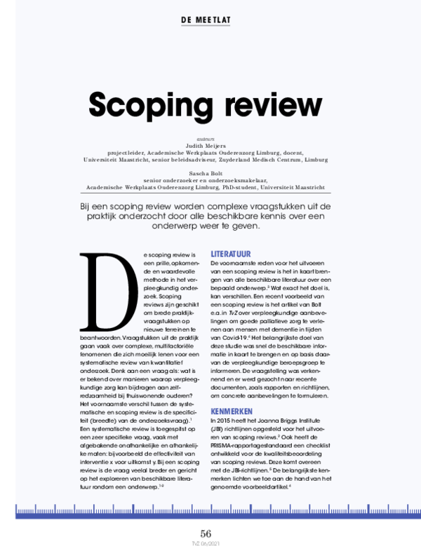 (PDF) Scoping review (PDF) Scoping review