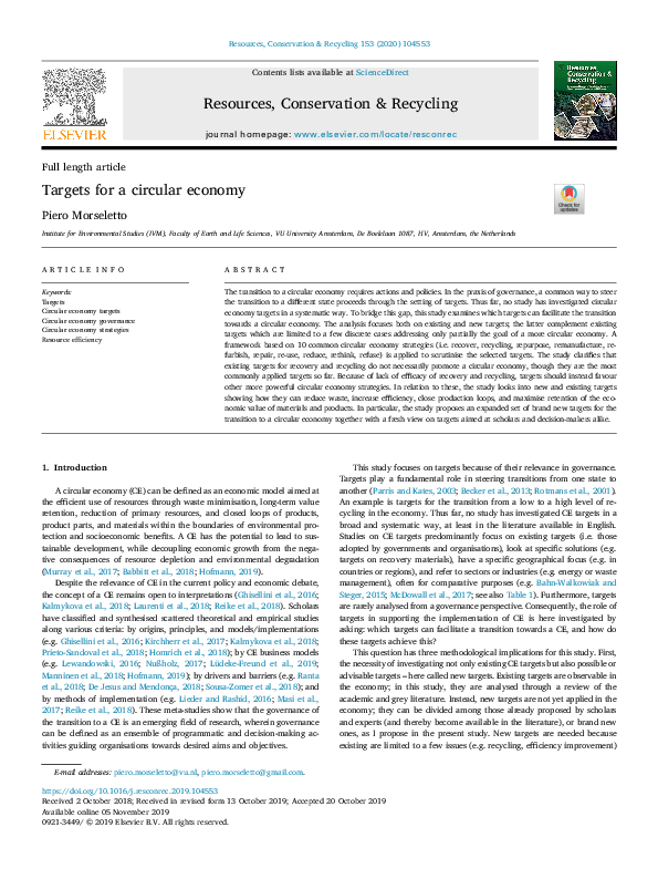 Resources Conservation And Recycling Unlocking The Power Of Waste