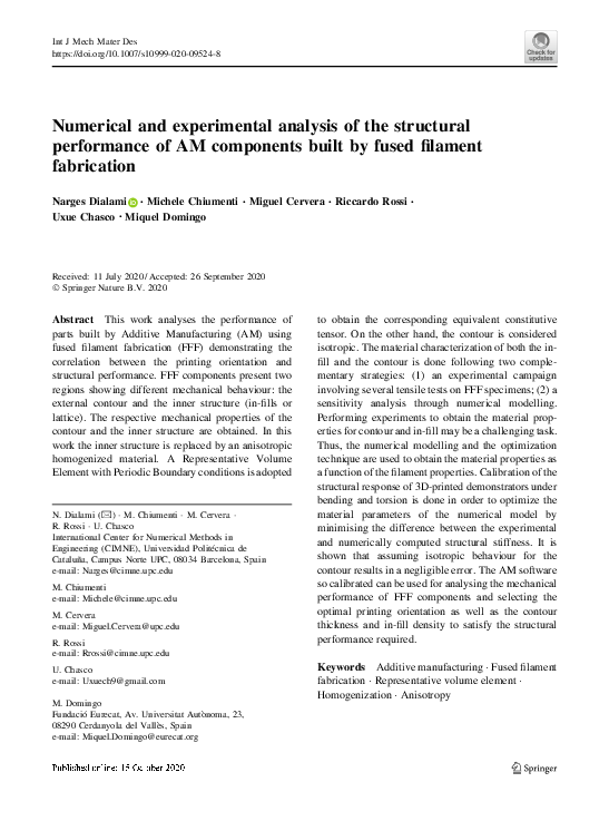 (PDF) Numerical and experimental analysis of structure-borne sound transmission in coupled systems