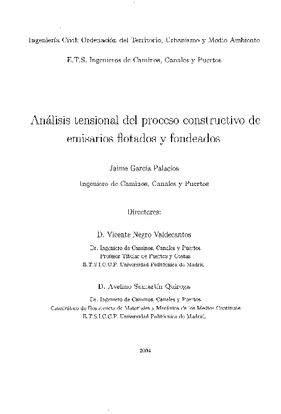 (PDF) Análisis tensional del proceso constructivo de emisarios flotados ...
