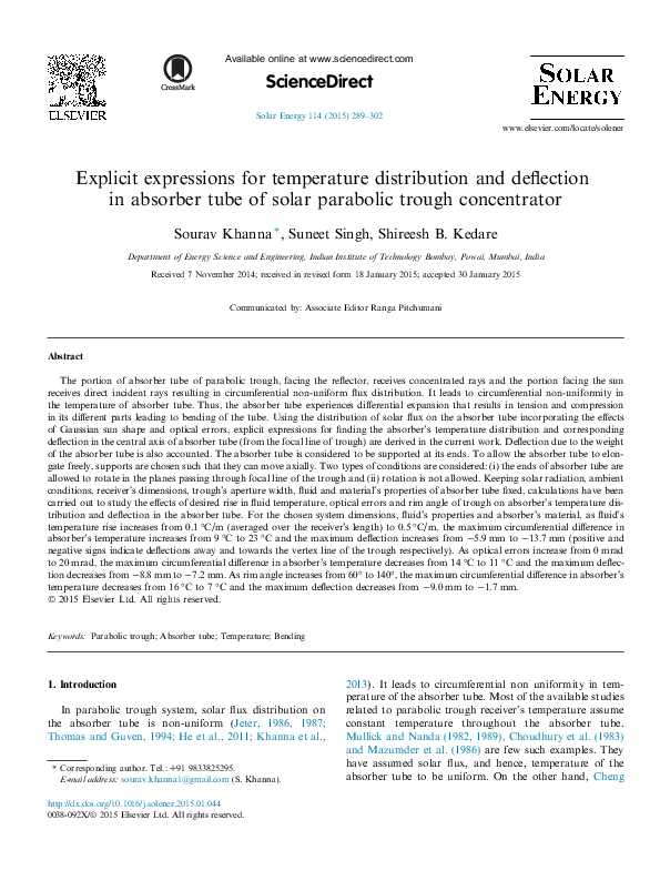 (PDF) Explicit expressions for temperature distribution and deflection ...
