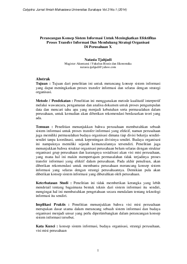 (PDF) Perancangan Konsep Sistem Informasi Untuk Meningkatkan ...