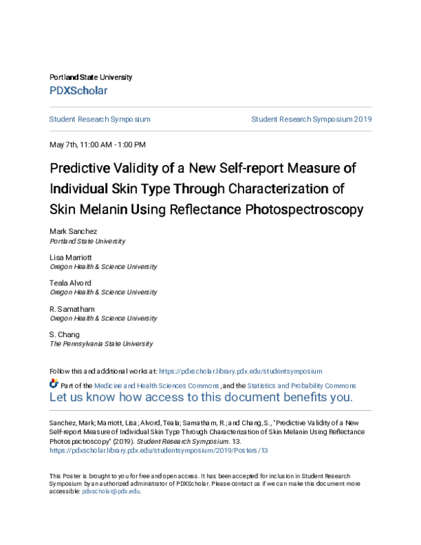 (PDF) Predictive Validity of a New Self-report Measure of Individual ...