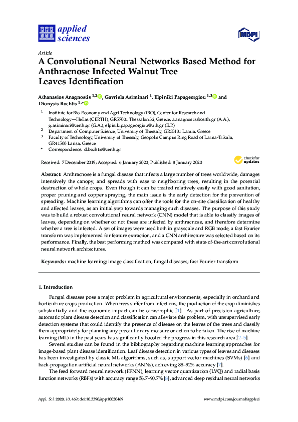 (PDF) A Convolutional Neural Networks Based Method for Anthracnose Infected Walnut Tree Leaves ...