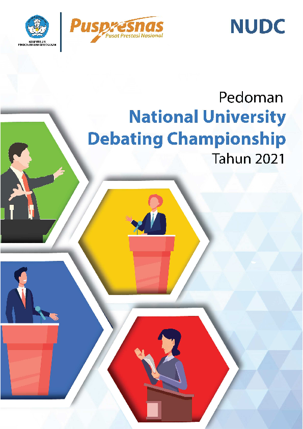 (PDF) Pedoman National University Debating Championship (NUDC) tahun 2021