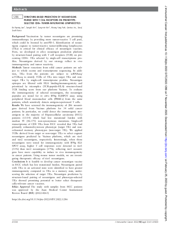 (PDF) 1288 Spatial transcriptomics-enabled integrated morphology-transcriptome tumor cell ...