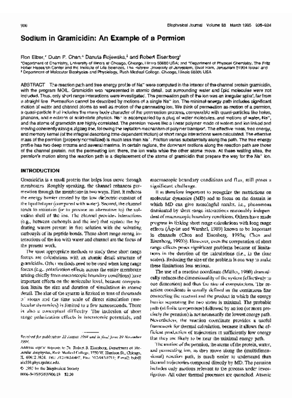 (PDF) Sodium in gramicidin: an example of a permion | David Chen ...