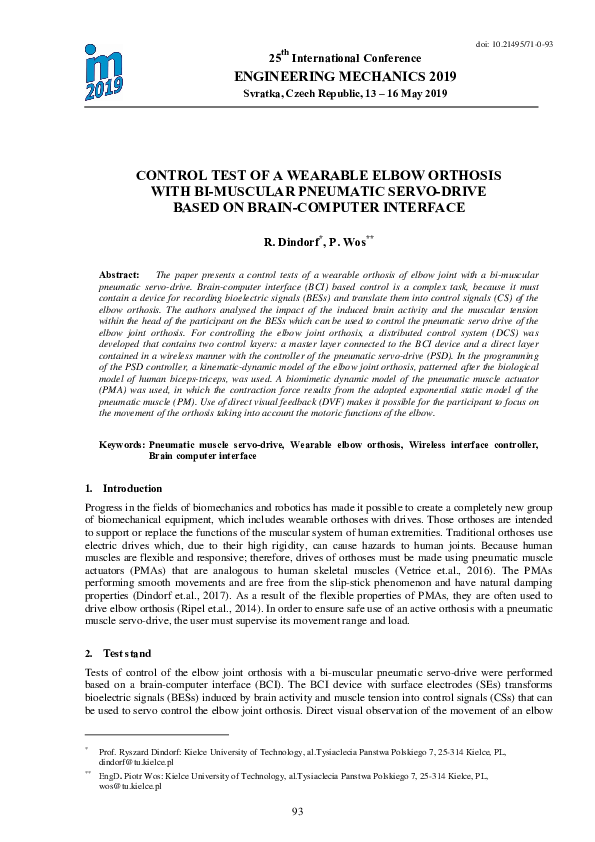 (PDF) Servo Hydraulic and Pneumatic Drive