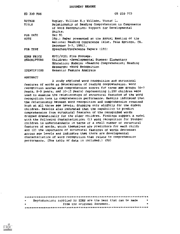 (PDF) IDENTIFIERS Semantic Feature Analysis