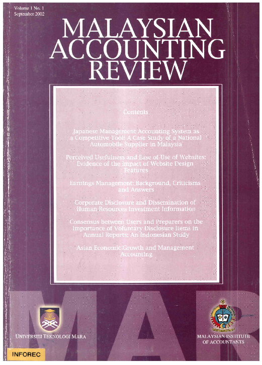 (PDF) Japanese management accounting system as a competitive tool : a ...