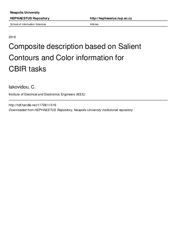 (PDF) Composite Description Based on Salient Contours and Color ...