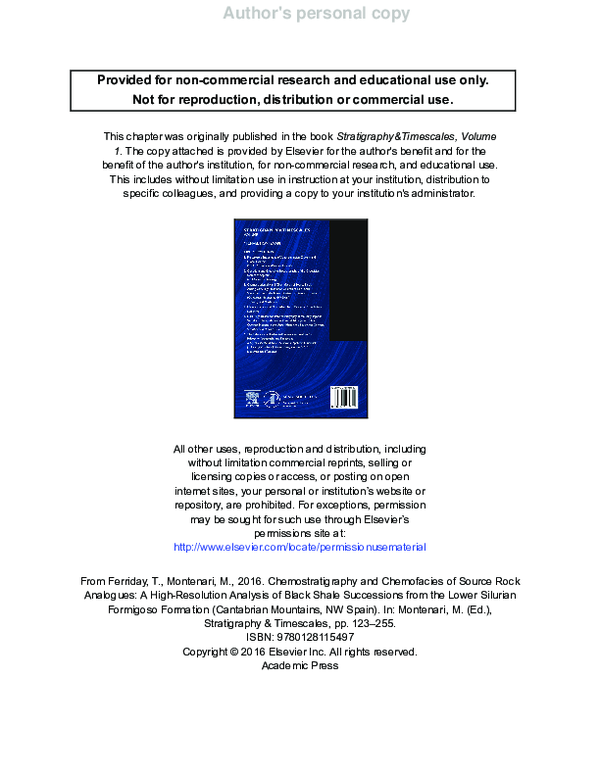 (PDF) Chemostratigraphy and Chemofacies of Source Rock Analogues: A ...