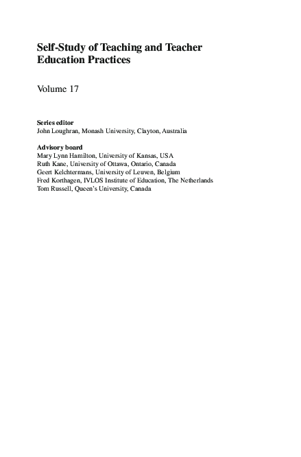 (PDF) Reflective Theory and Practice in Teacher Education