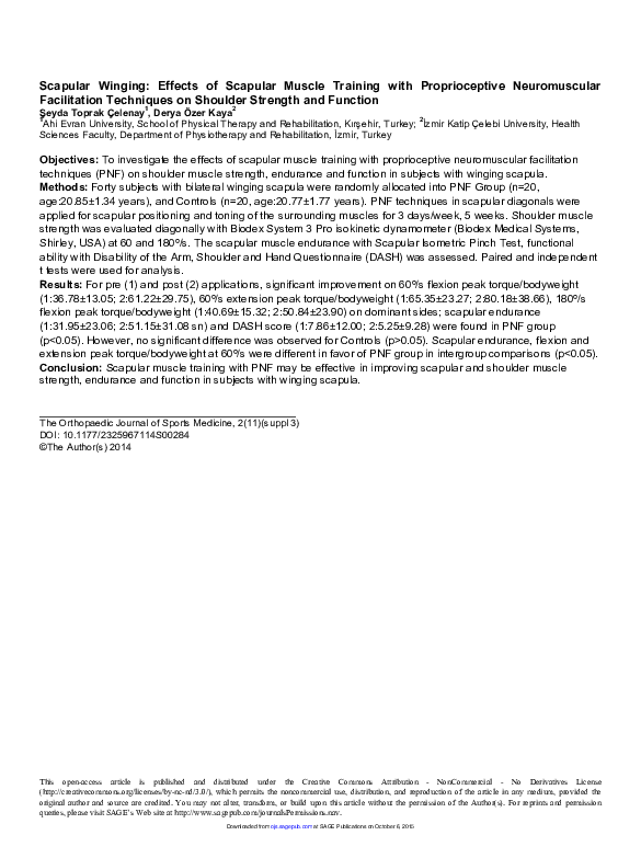 (PDF) Scapular Winging