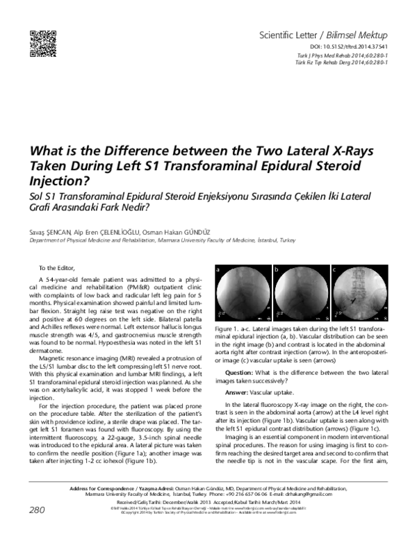 (PDF) What is the Difference between the Two Lateral X-Rays Taken ...