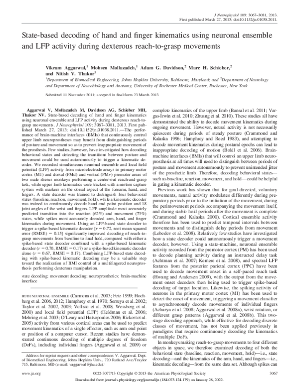 (PDF) State-based decoding of hand and finger kinematics using neuronal ensemble and LFP ...