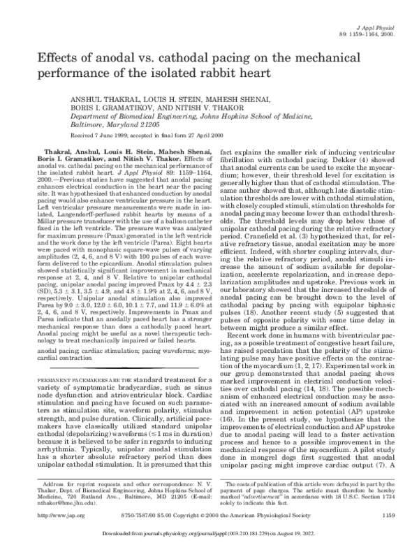 (PDF) Effects of anodal vs. cathodal pacing on the mechanical ...