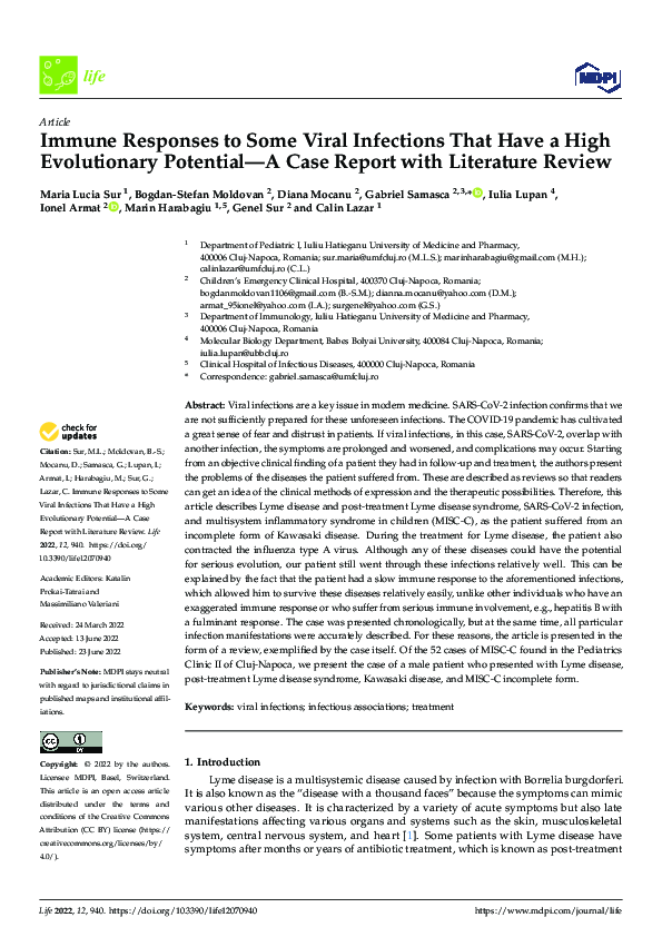 (PDF) Immune Responses to Some Viral Infections That Have a High ...