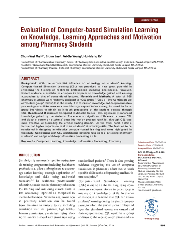 (PDF) Evaluation of interprofessional learning among medical and ...