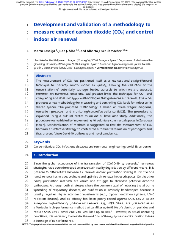 (PDF) Development and validation of a methodology to measure exhaled ...