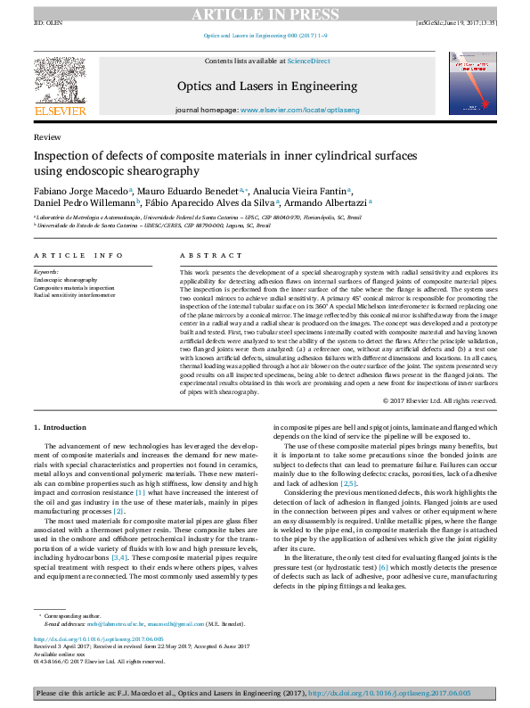 (PDF) Inspection of defects of composite materials in inner cylindrical ...