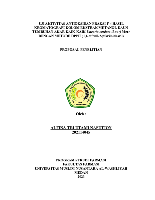 (DOC) Proposal Alfina Tri Utami Nasution 202114045