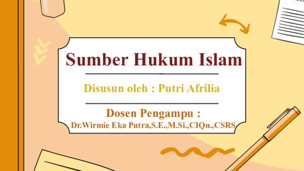Ppt Ppt Sumber Hukum Islam