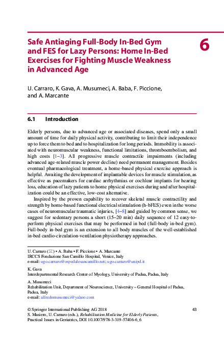(PDF) Safe Antiaging Full-Body In-Bed Gym and FES for Lazy Persons ...