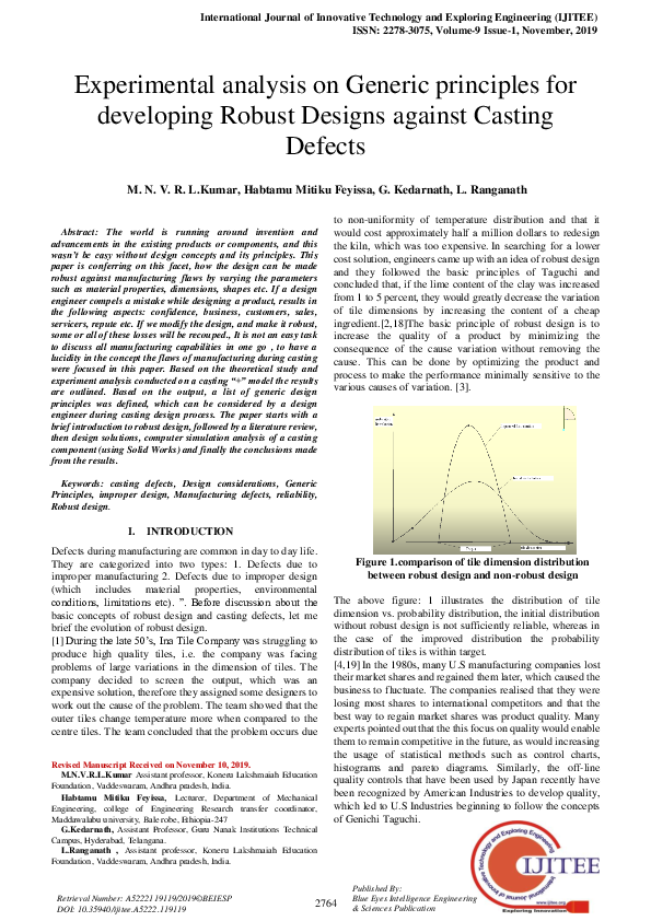 (PDF) Experimental analysis on Generic principles for developing Robust Designs against Casting ...