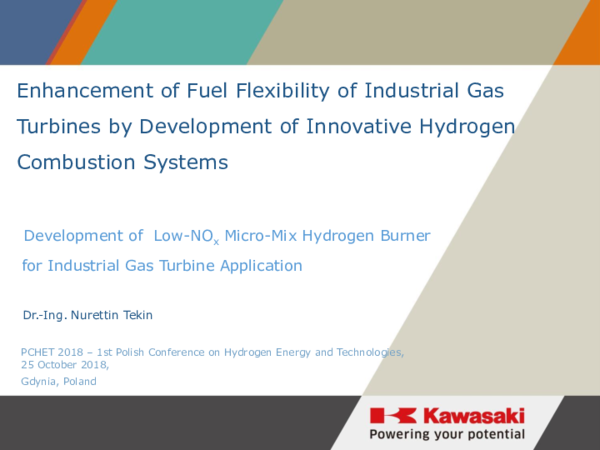 (PDF) Enhancement of fuel flexibility of industrial gas turbines by development of innovative ...