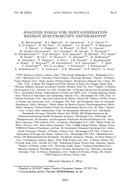 (PDF) Analysis Tools for Next-Generation Hadron Spectroscopy Experiments