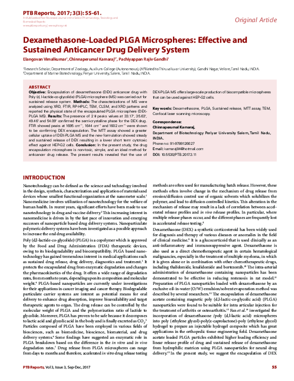 (PDF) Sparfloxacin-loaded PLGA nanoparticles for sustained ocular drug ...