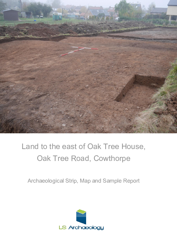 (PDF) Land to the east of Oaktree House Cowthorpe Archaeological Strip ...