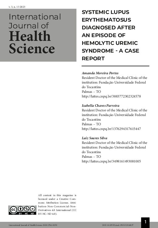 (PDF) Systemic Lupus Erythematosus diagnosed after an episode of Hemolytic Uremic Syndrome - A ...