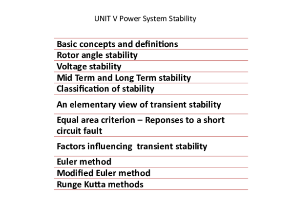 (PPT) Power System Stability