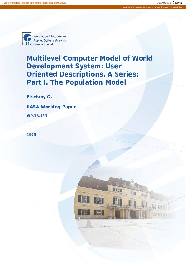 (PDF) Multilevel Computer Model of World Development System: Comments ...