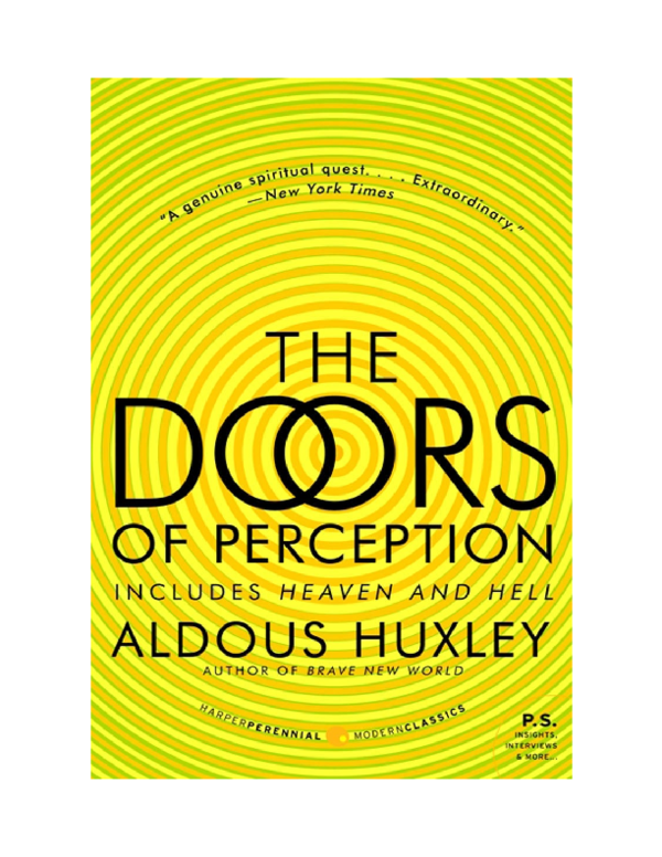 (PDF) The doors of perception and heaven and hell