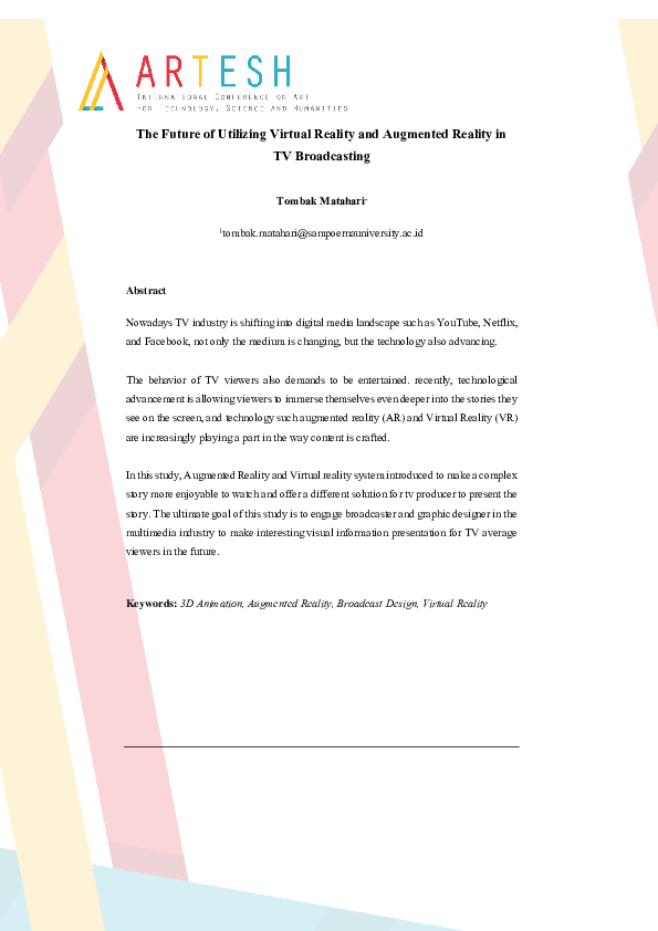 (PDF) The Future of Utilizing Virtual Reality and Augmented Reality in ...