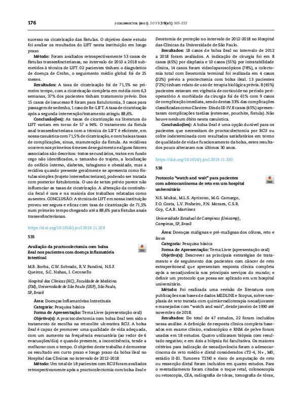 (PDF) Protocolo “watch and wait” para pacientes com adenocarcinoma de ...