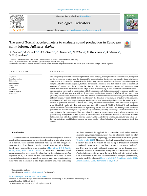 (PDF) The use of 3-axial accelerometers to evaluate sound production in ...