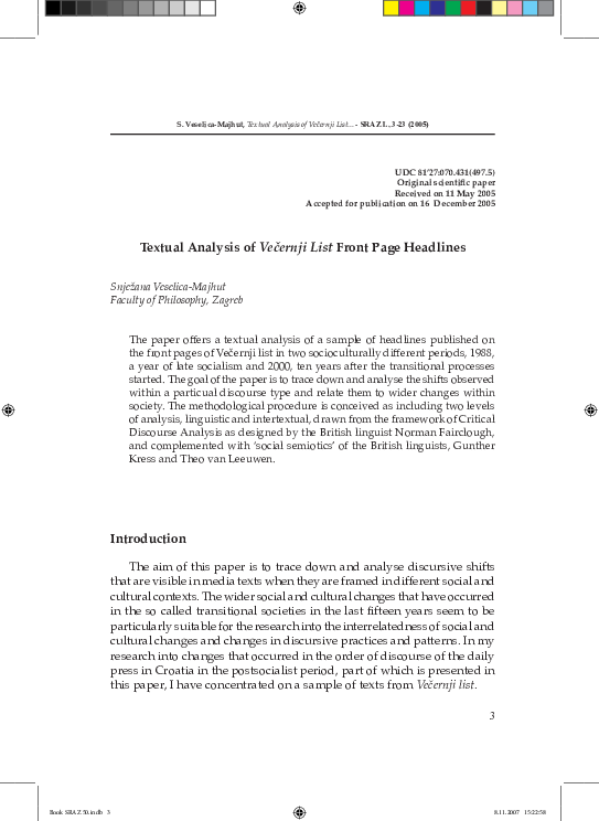 (PDF) Original scientific paper