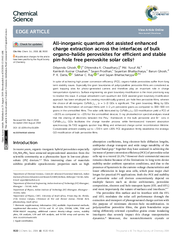 (PDF) Dependence of halide composition on the stability of highly ...