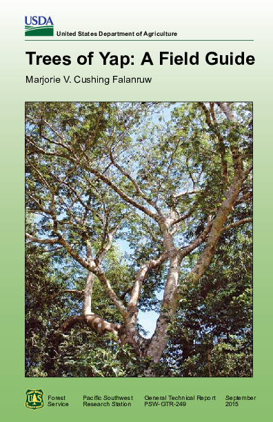 (PDF) Trees of Yap: a field guide