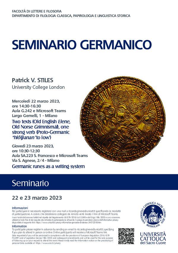 (PDF) Germanic Seminar with Patrick Stiles (March 22-23, 2023; UCSC ...
