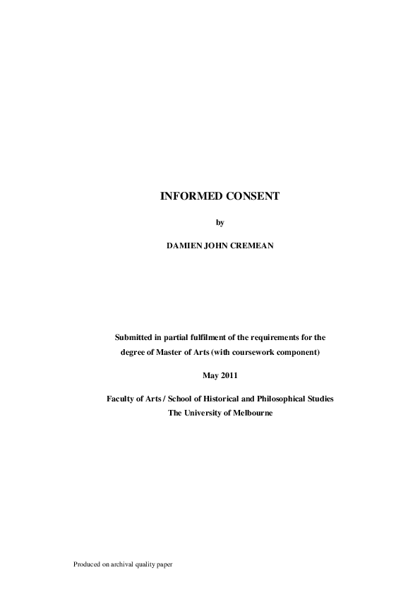 (PDF) Informed Consent